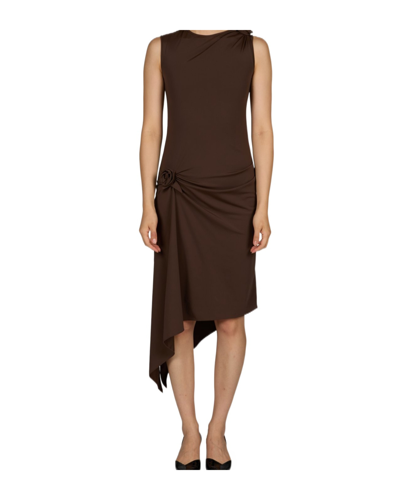 COPERNI Coperni Sleeveless Floral Embellished Dress