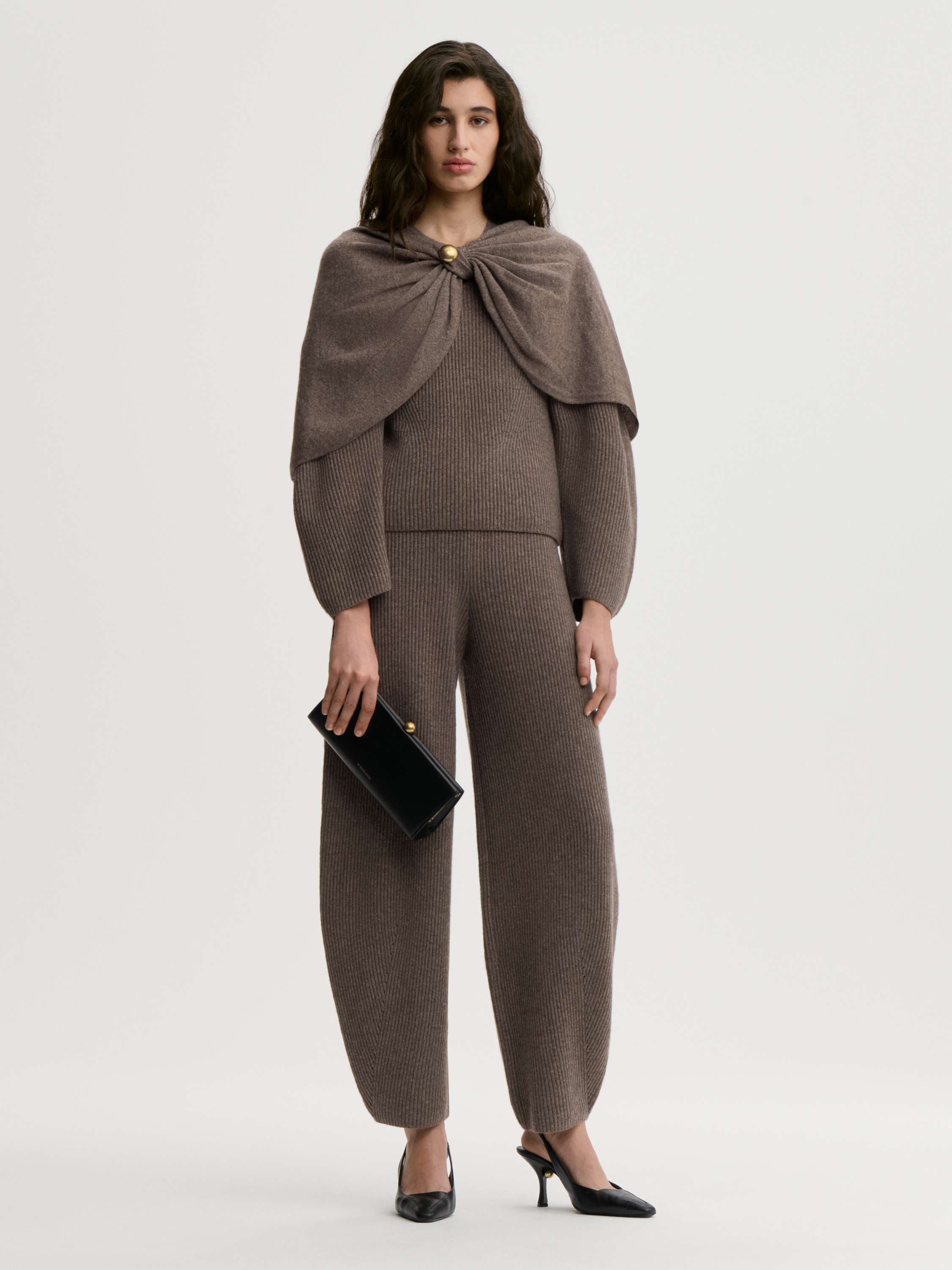 BY MALENE BIRGER Carmela Ribbed Wool Trousers