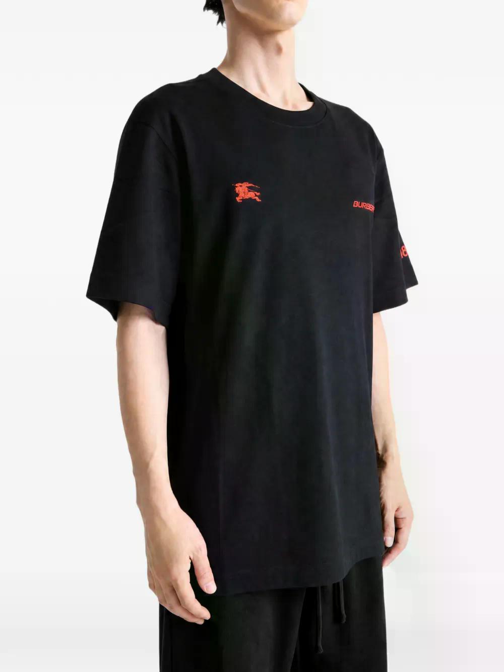 BURBERRY london map cotton t-shirt
