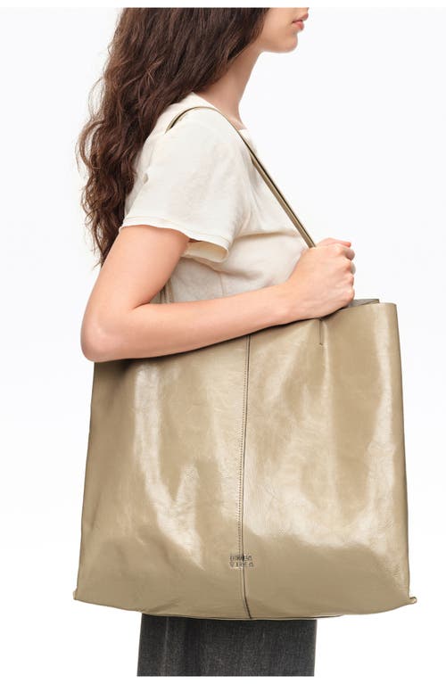 BIMBA Y LOLA BIMBA Y LOLA Shiny Leather Maxi Shopper Bag