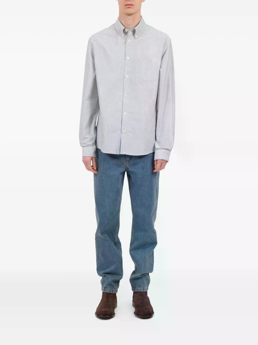 A.P.C. striped button-down shirt