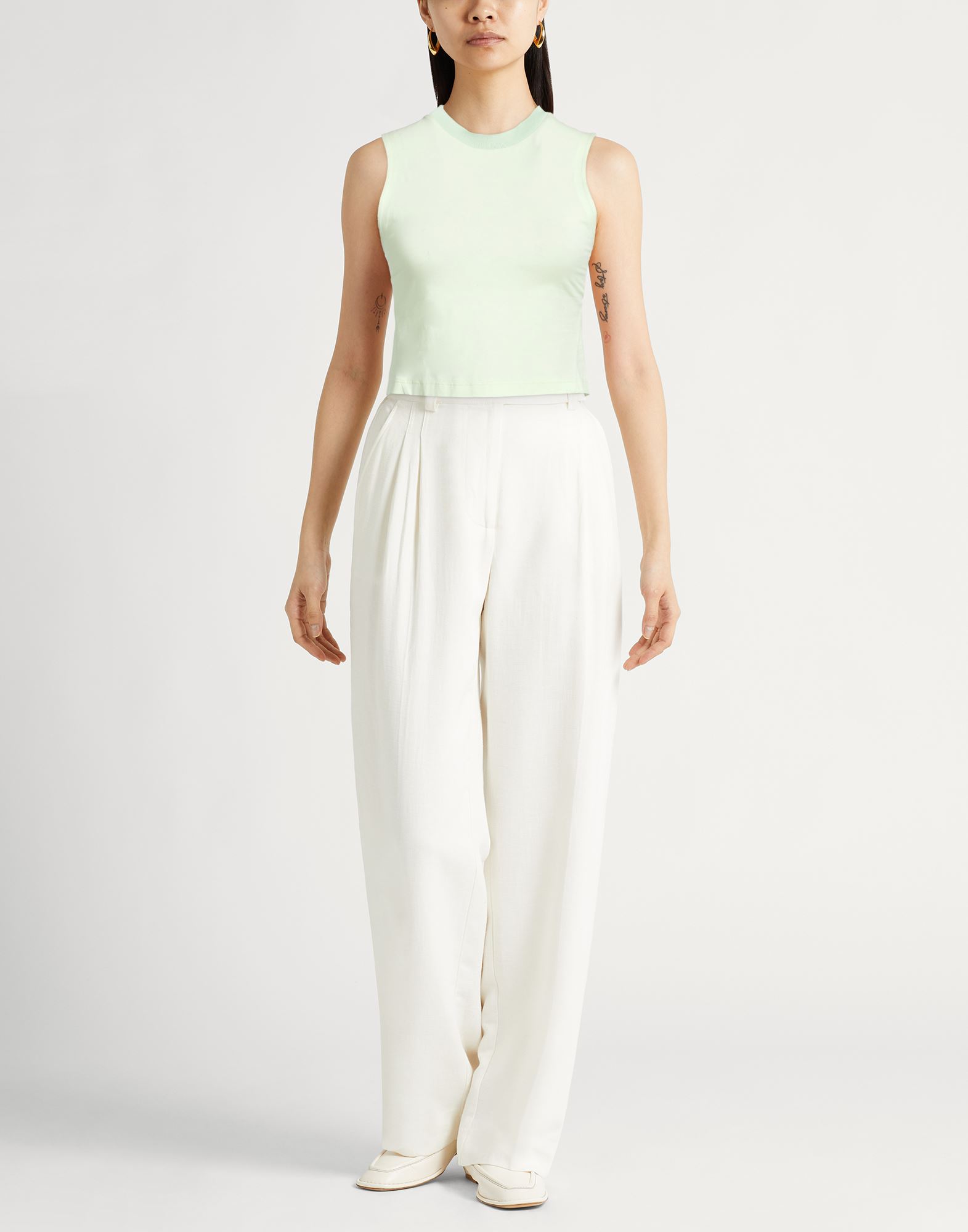 HERNO HERNO Cotton Elastane Sleeveless T-Shirt