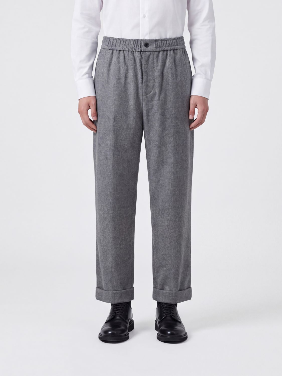 GIORGIO ARMANI Giorgio Armani Slim Fit Virgin Wool and Cashmere Trousers