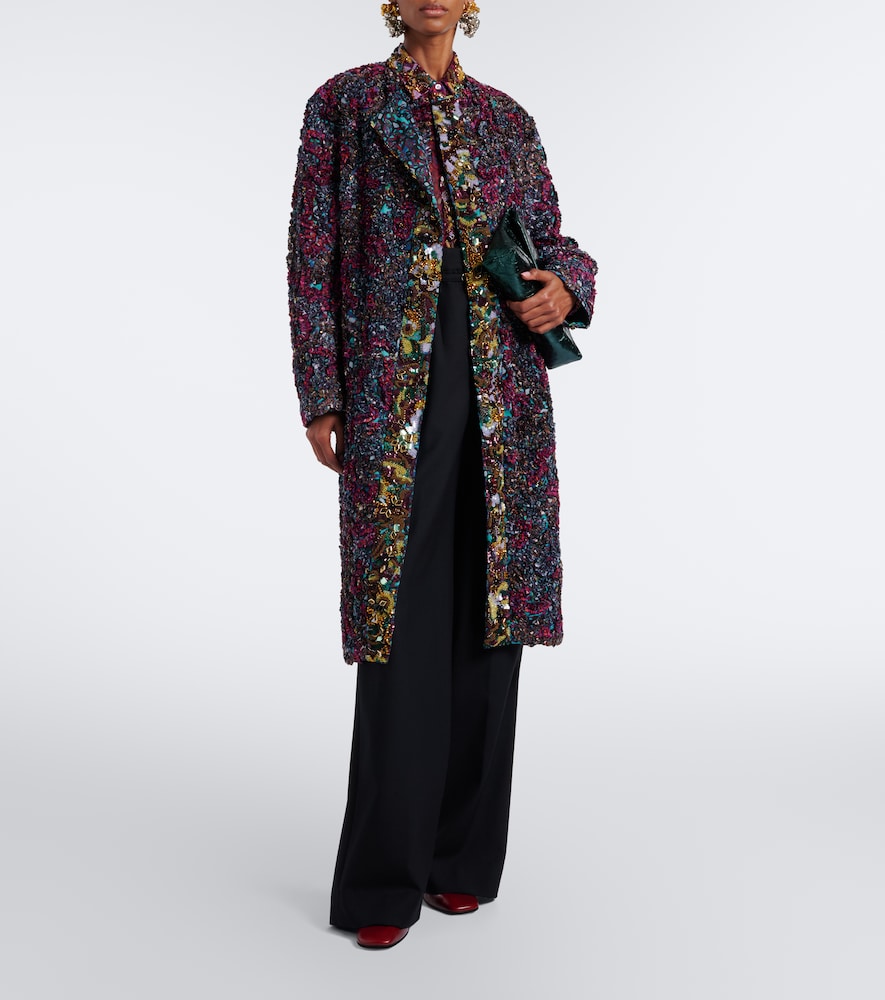 DRIES VAN NOTEN DRIES VAN NOTEN Embellished Embroidered Coat