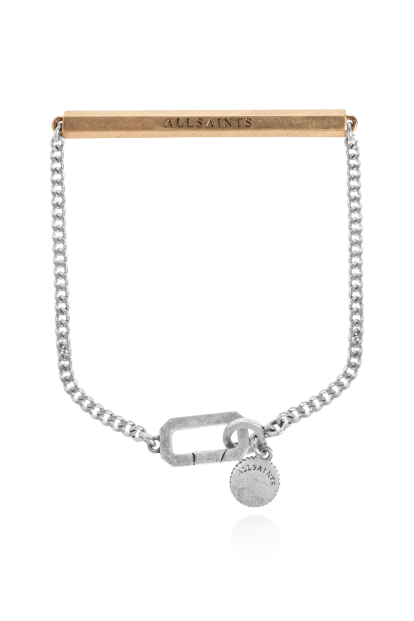 PACO RABANNE リングクラスプ レザーショルダーバッグ マイクロ