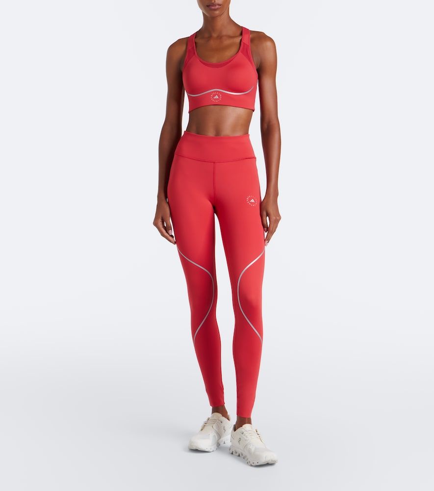 ADIDAS BY STELLA MCCARTNEY logo jersey leggings