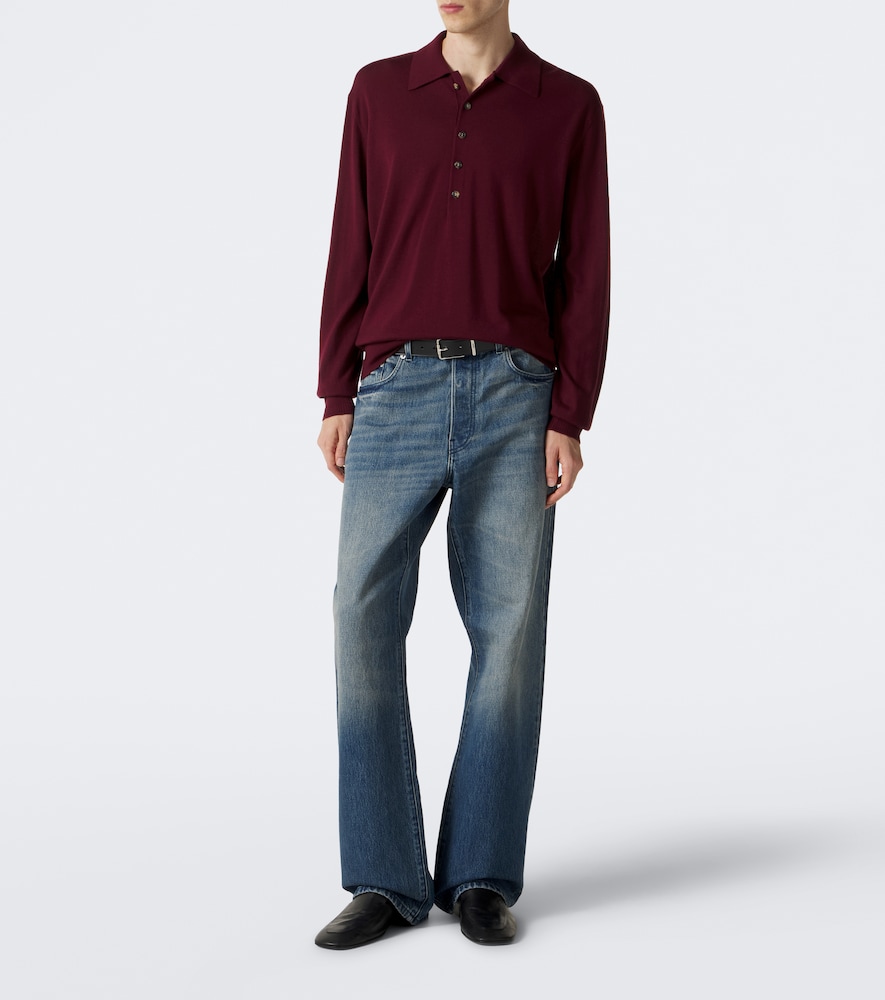 DRIES VAN NOTEN wool polo sweater