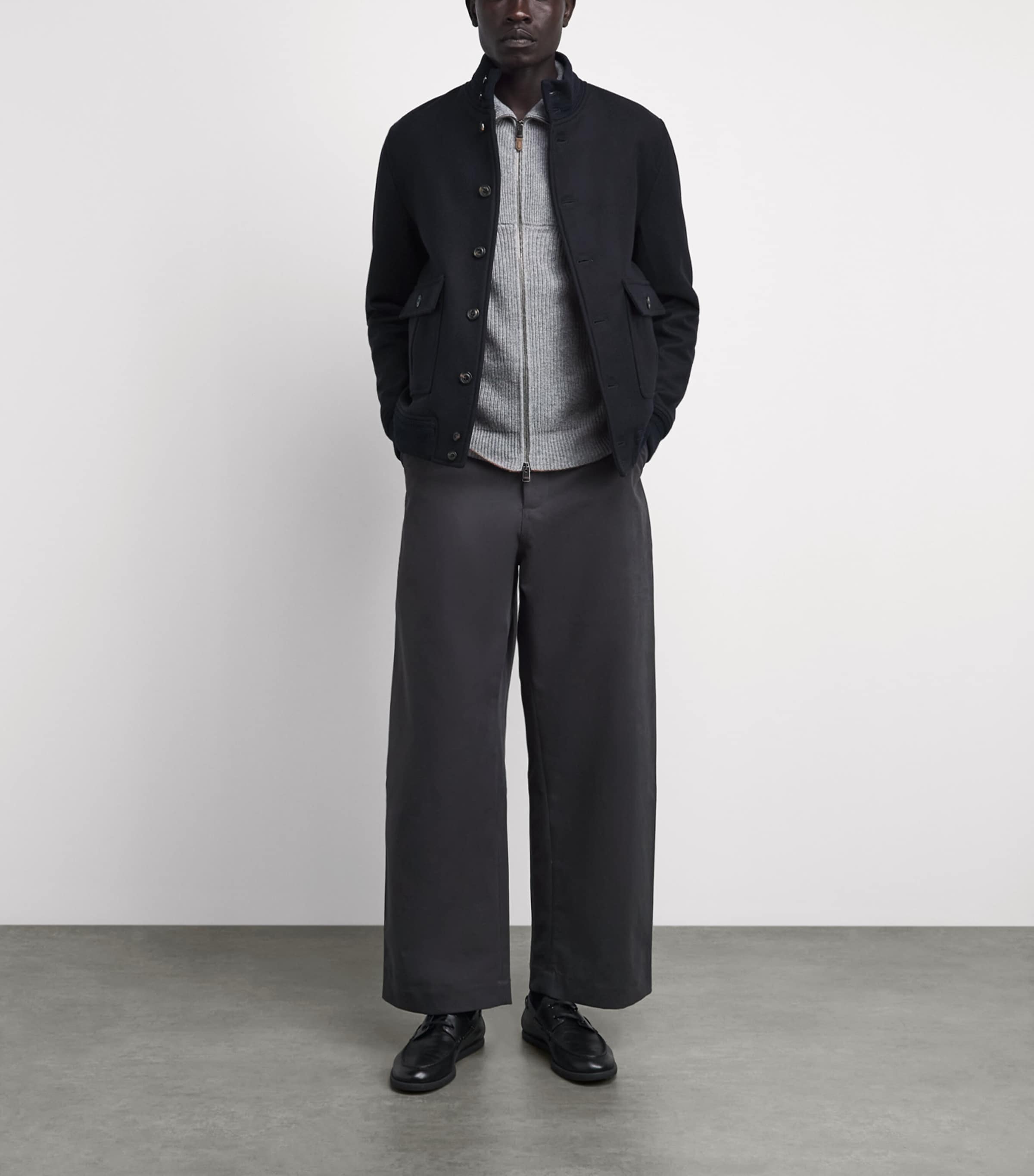 VALSTAR Valstar Virgin Wool "Valstarino" Bomber Jacket