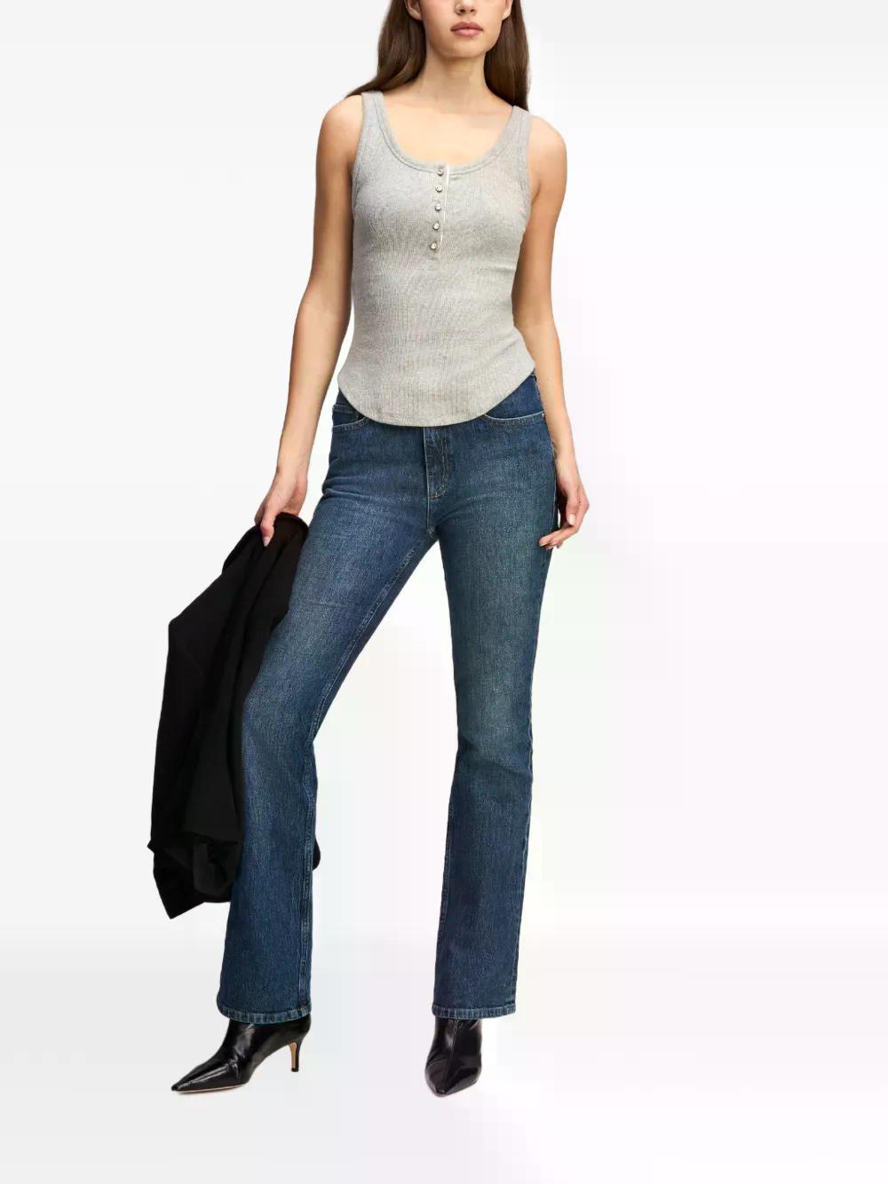 CINQ À SEPT Cinq A Sept Ripley Ribbed Tank Top