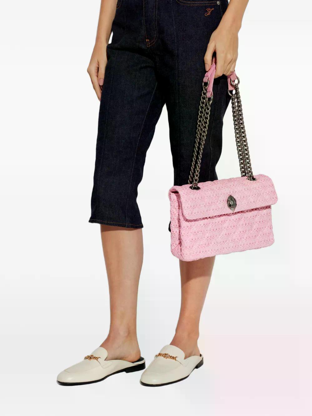 KURT GEIGER Kurt Geiger London Kensington Raffia Shoulder Bag