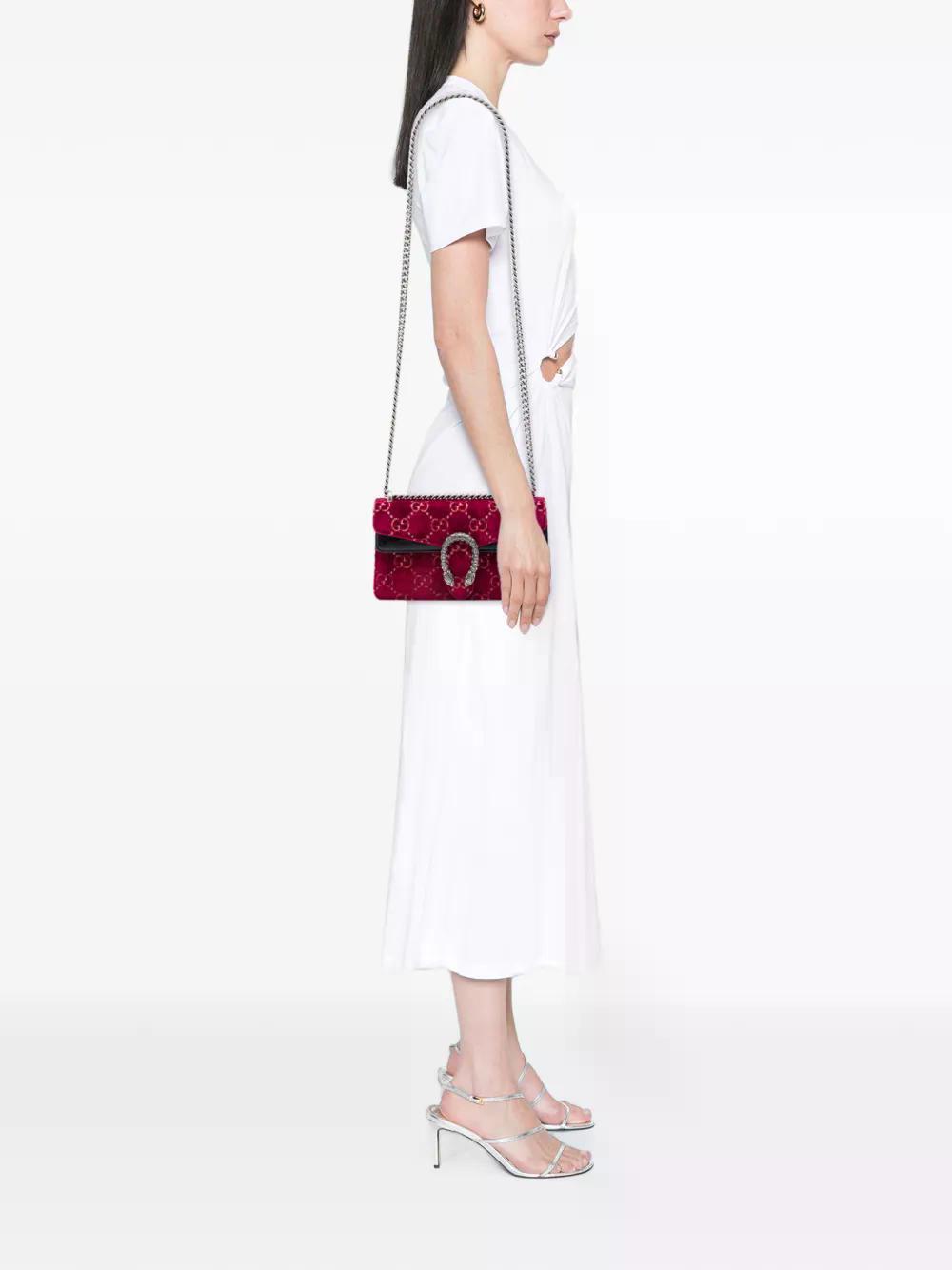 GUCCI Gucci GG Velvet Dionysus Crossbody Bag