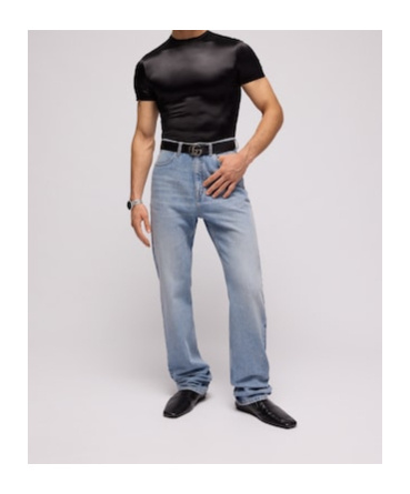 GUCCI Stretch satin jersey T-shirt
