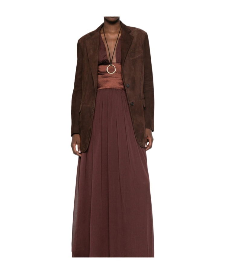 TAGLIATORE Tagliatore Long Sleeve Leather Jacket