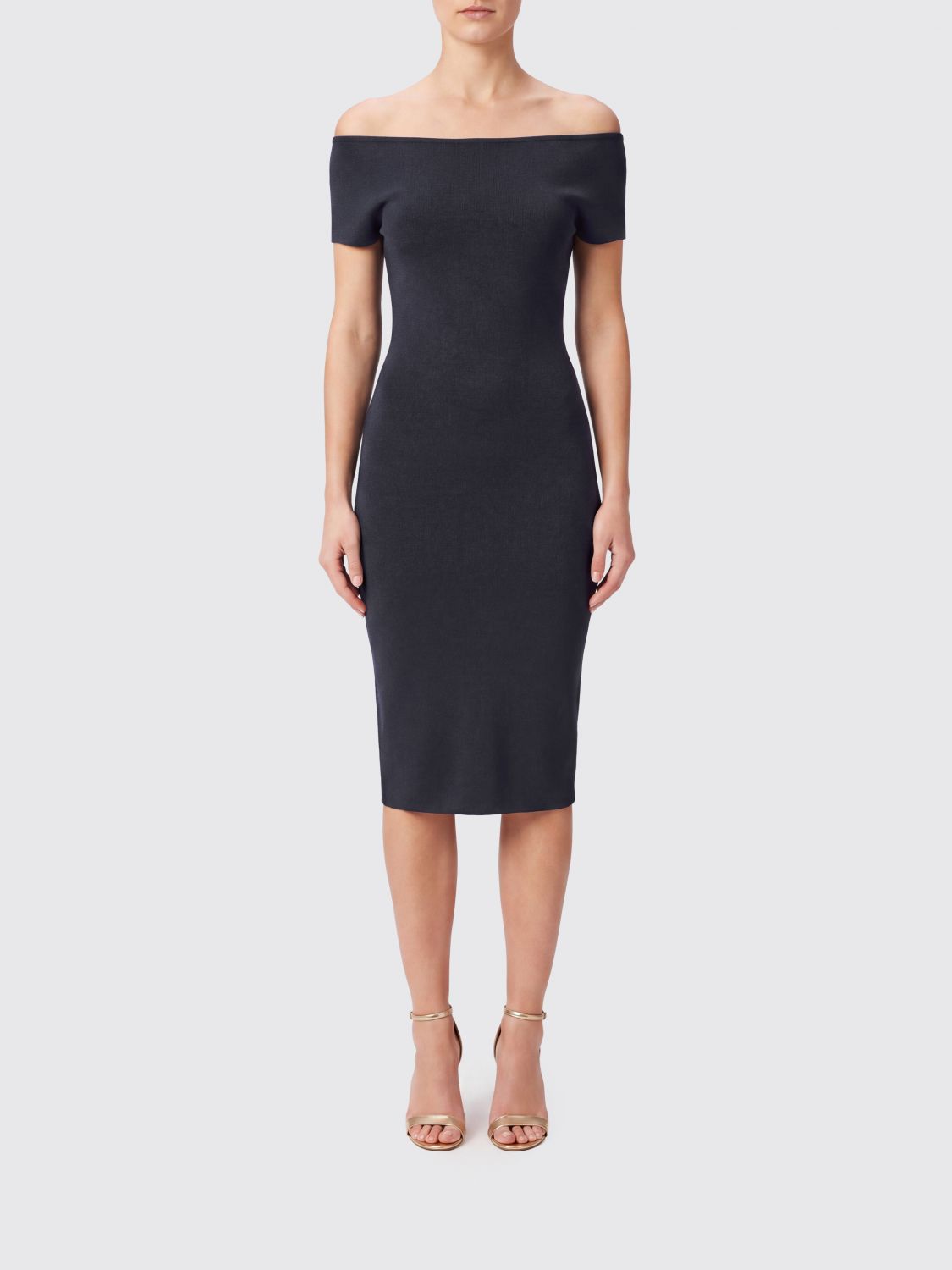 MAGDA BUTRYM Magda Butrym Off-the-Shoulder Midi Sheath Dress