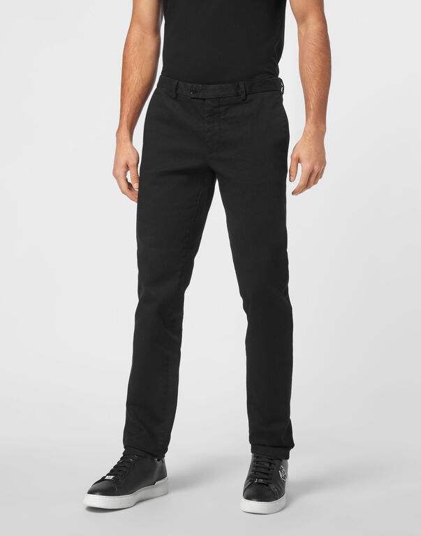 PHILIPP PLEIN appliqué chinos