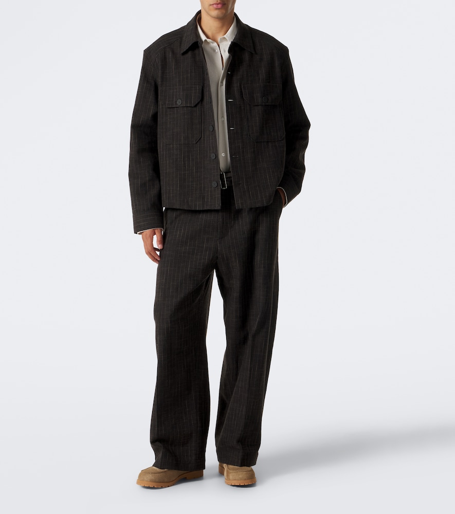 STUDIO NICHOLSON guston suede boat shoes