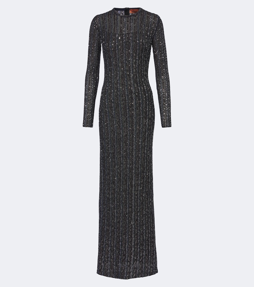 MISSONI MISSONI Sequined Knitted Gown