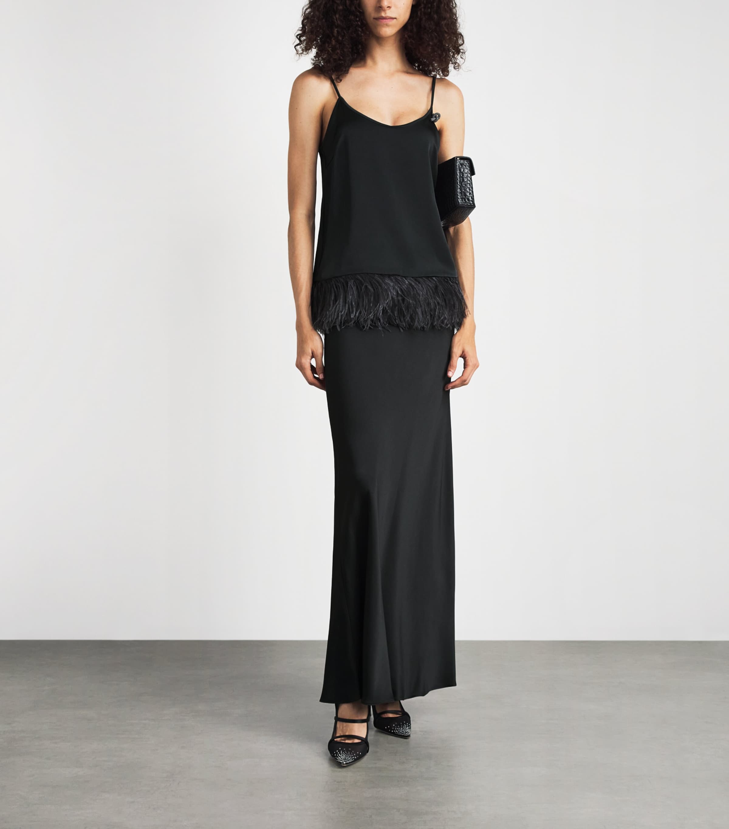 FABIANA FILIPPI Fabiana Filippi Satin Maxi Skirt
