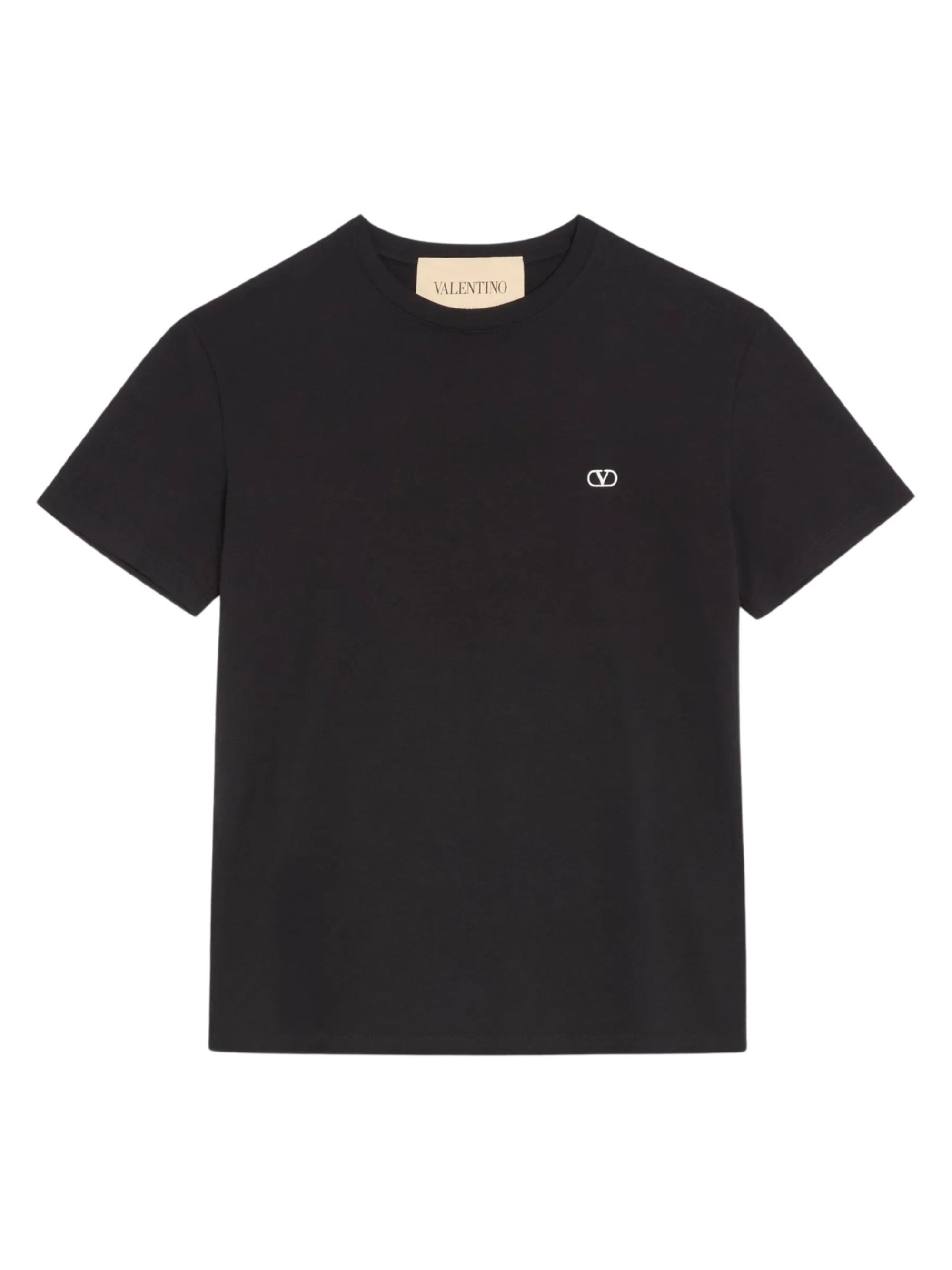 VALENTINO Valentino Cotton T-Shirt With Vlogo Embroidery