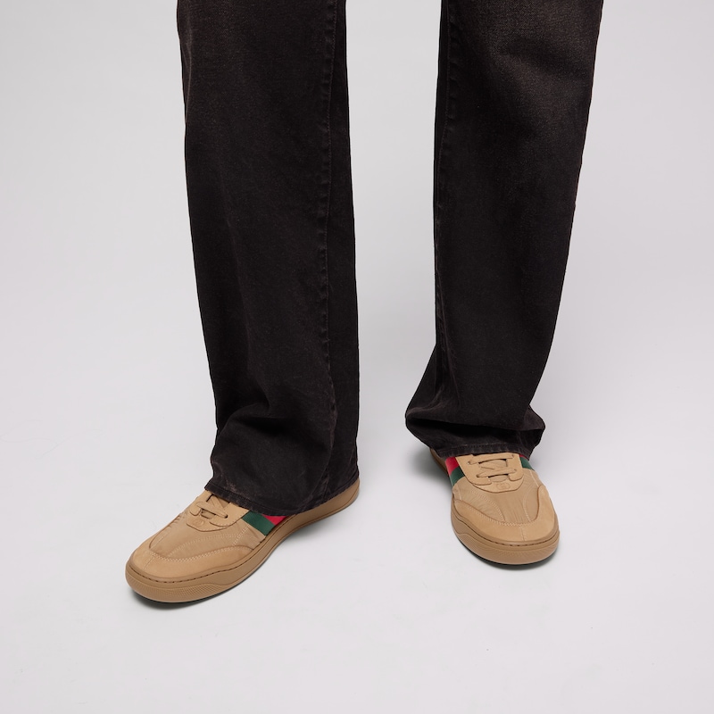 GUCCI Gucci Screener Padded Nylon Sneakers with Web Detail