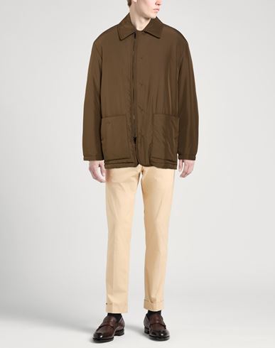 EMPORIO ARMANI EMPORIO ARMANI Khaki Polyester Coat