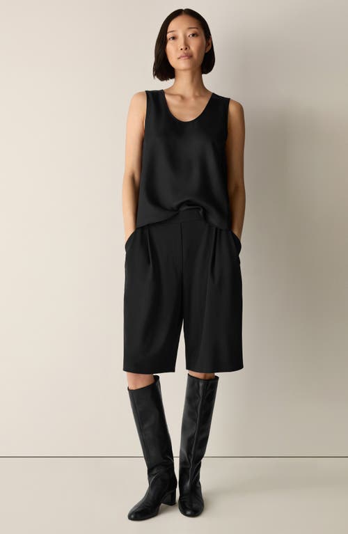 EILEEN FISHER Eileen Fisher Scoop Neck Silk Tank