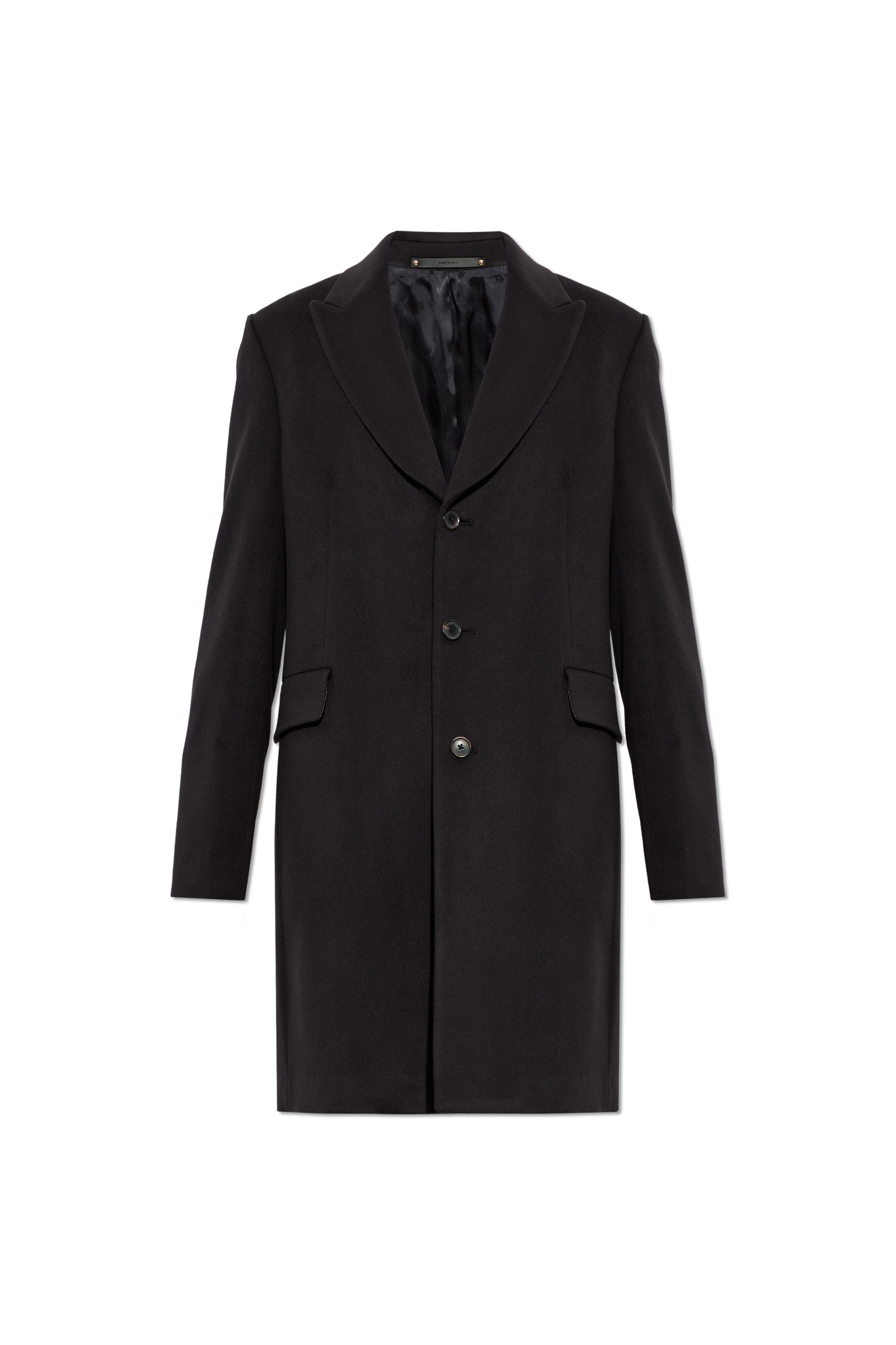 PAUL SMITH Paul Smith Wool Blend Coat with Single Vent