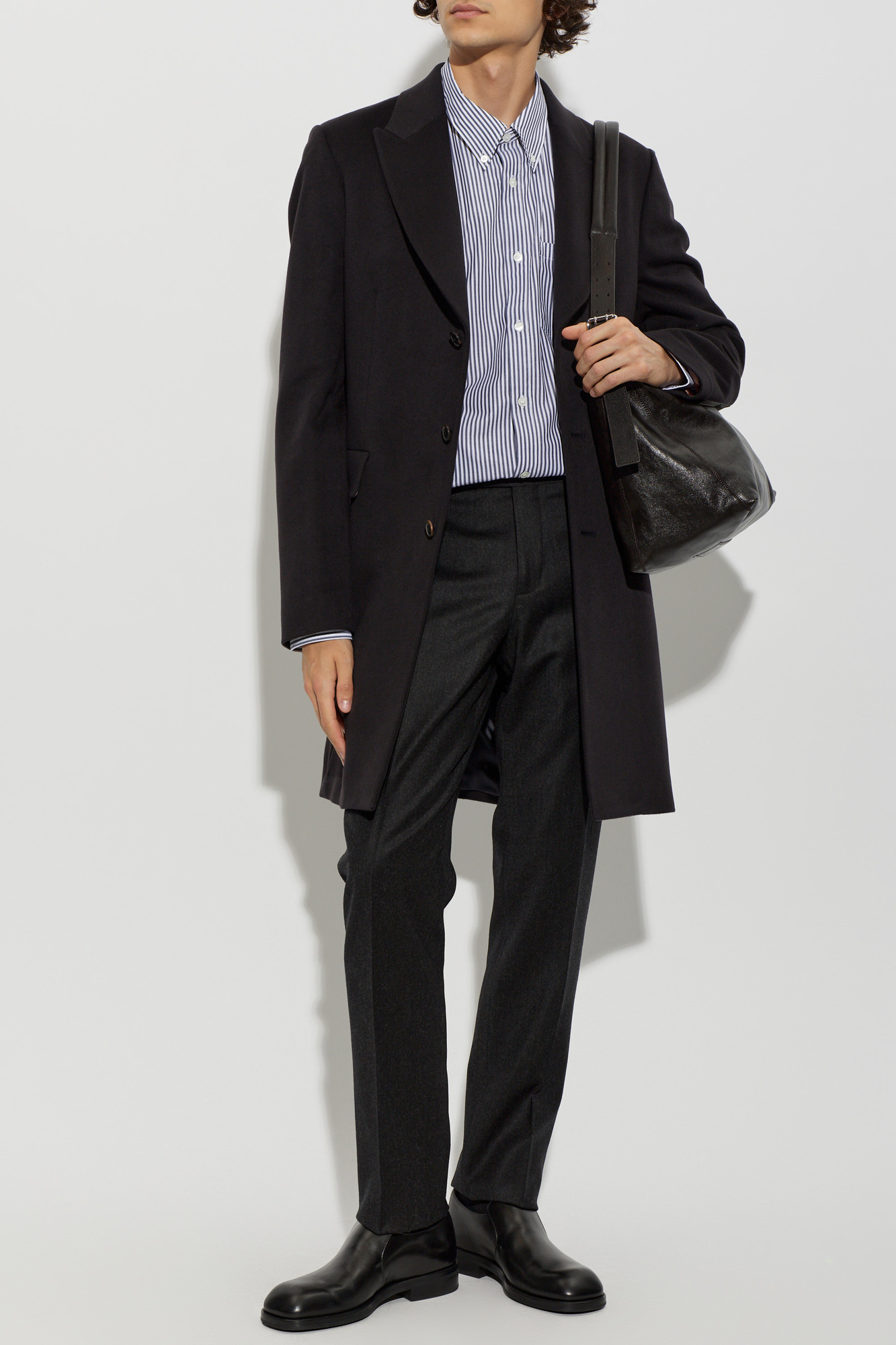 PAUL SMITH Paul Smith Wool Blend Coat with Single Vent