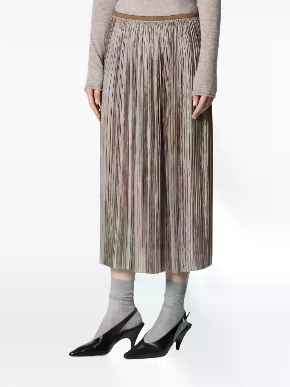ROBERTO COLLINA Roberto Collina Pleated Midi Skirt