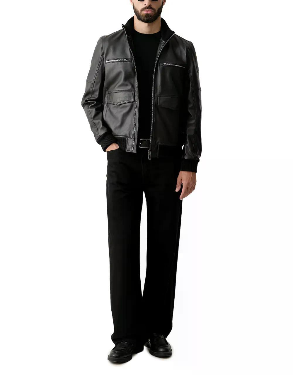JOOP! Joop! Calf Leather Bomber Jacket