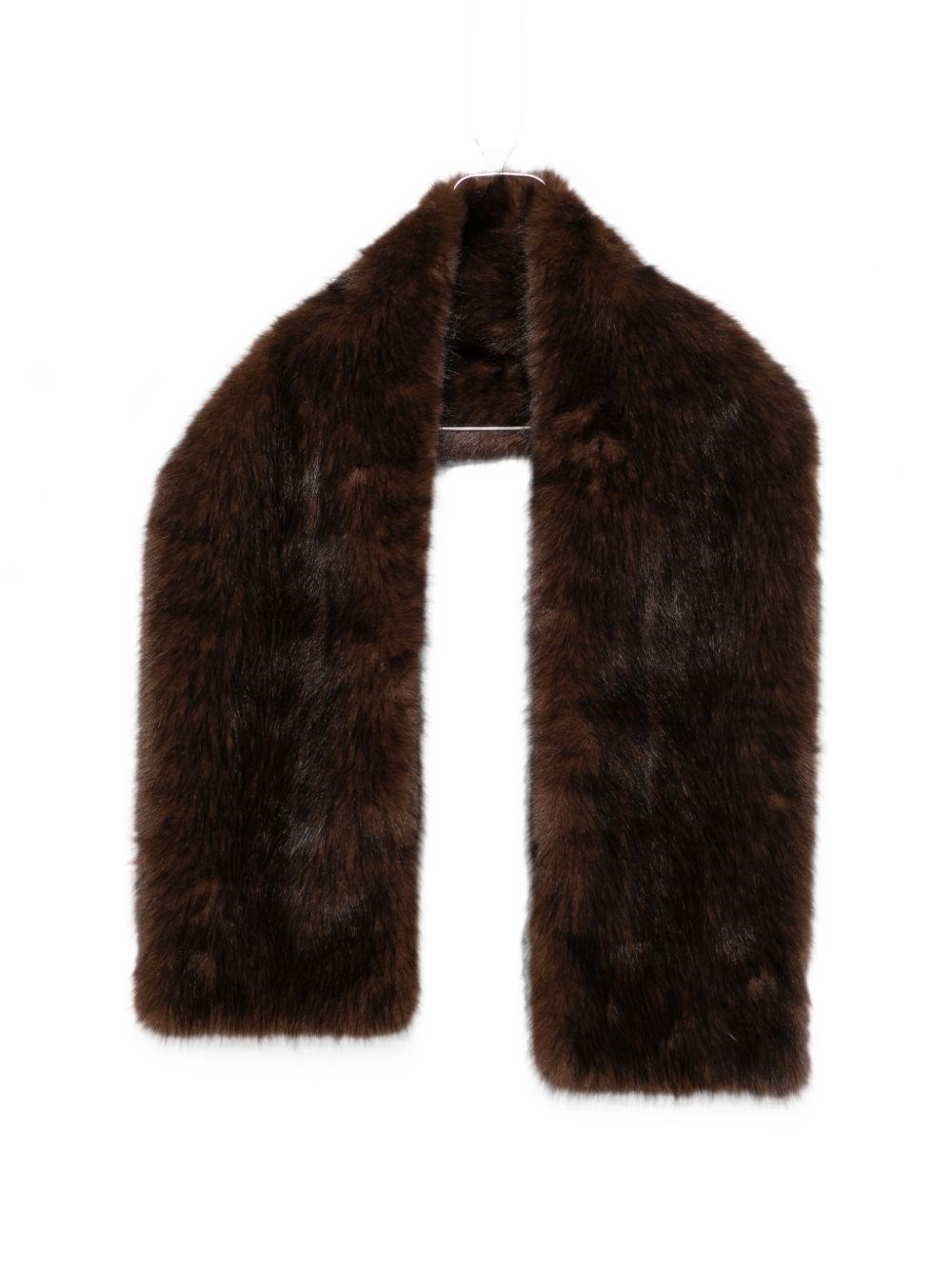 PRADA Shearling Triangle-Logo Down Gilet
