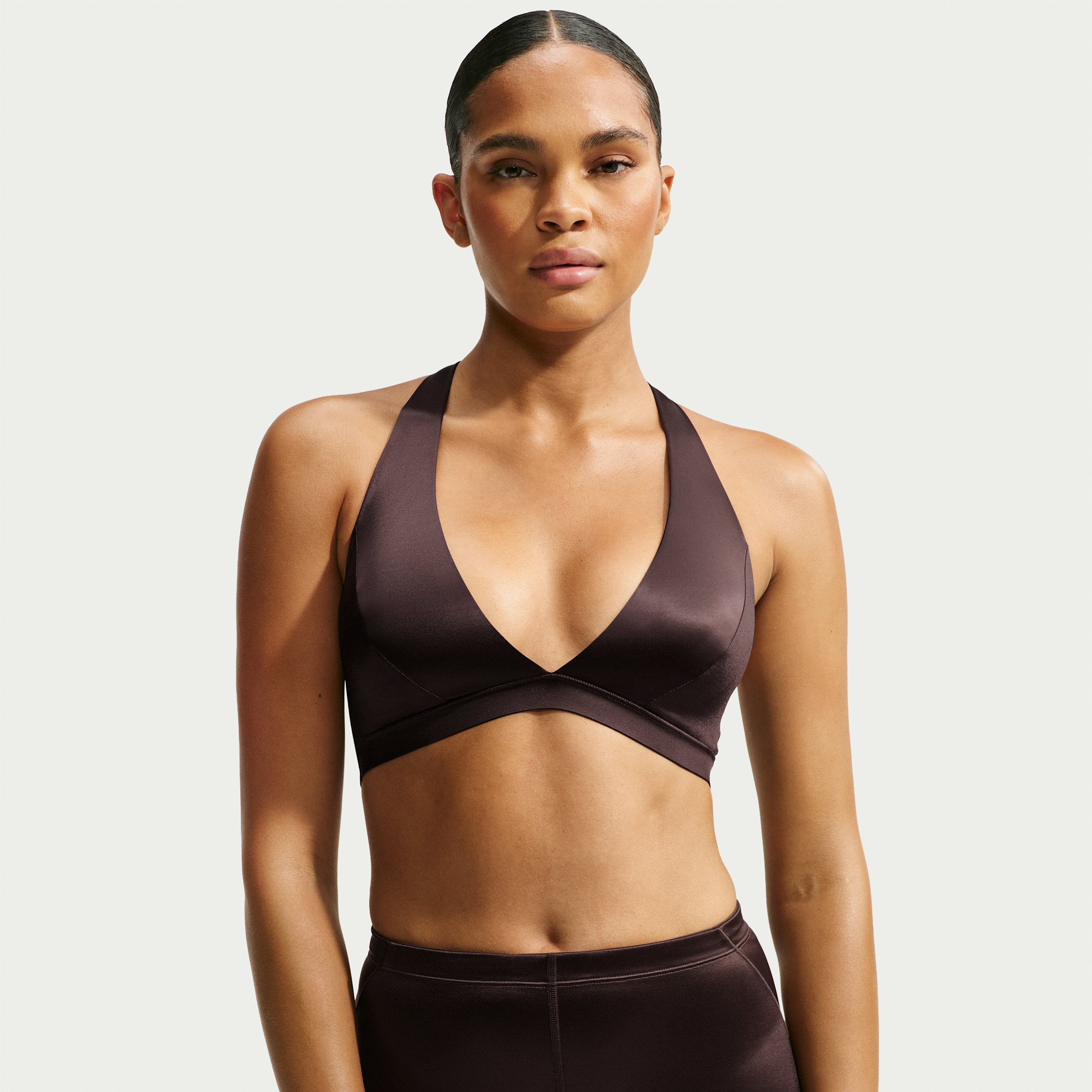 SKIMS bonded waist 26" legging | 2xs | nike satin shine
