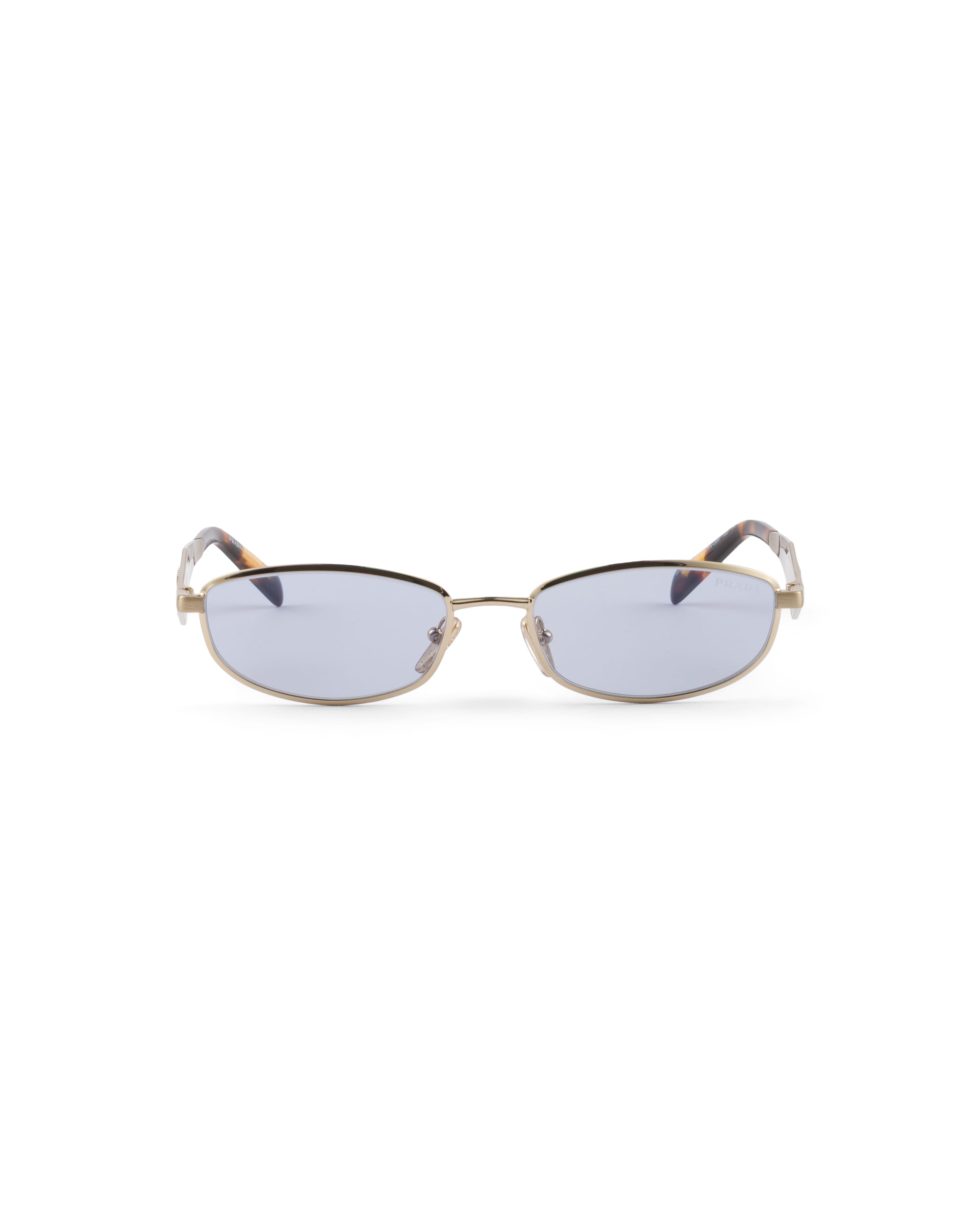PRADA Prada Metal Frame Sunglasses with Logo