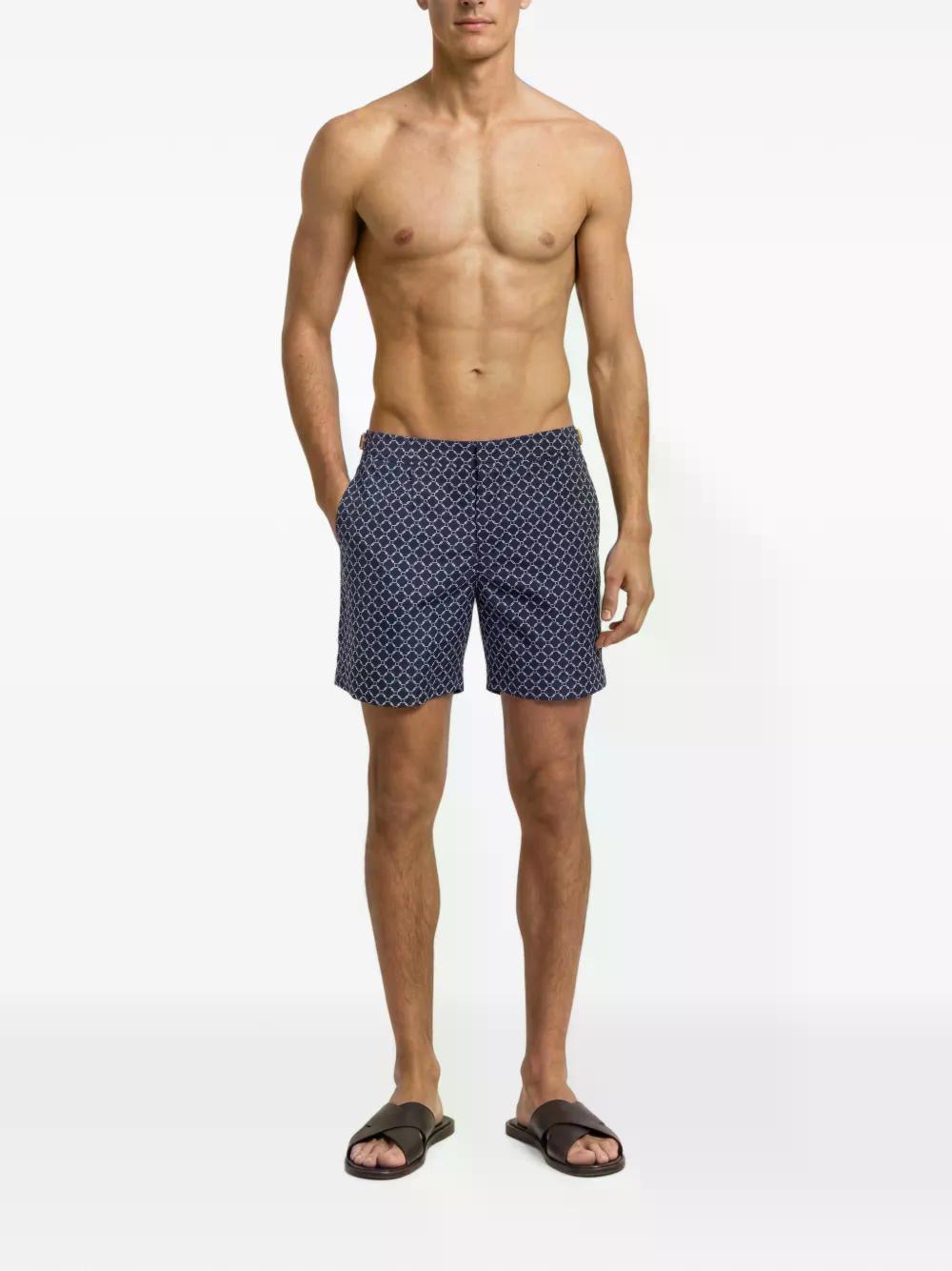 ORLEBAR BROWN Orlebar Brown Bulldog Tessoro Jacquard Swim Shorts
