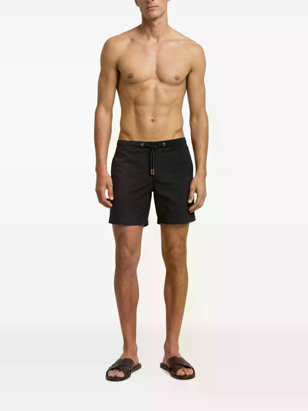 ORLEBAR BROWN Orlebar Brown Bulldog Seersucker Swim Shorts
