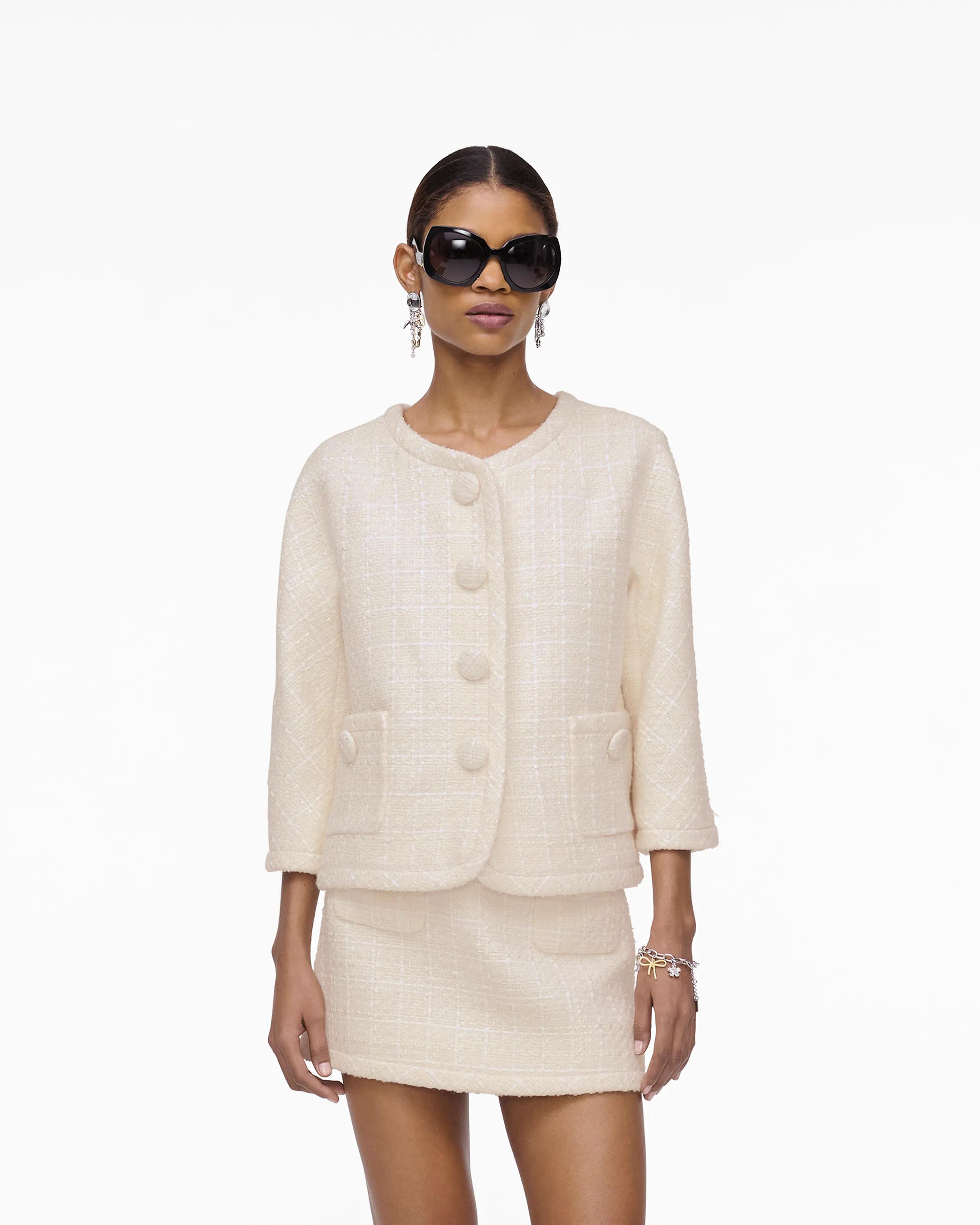 MARC JACOBS MARC JACOBS Tweed Backwards Lady Jacket