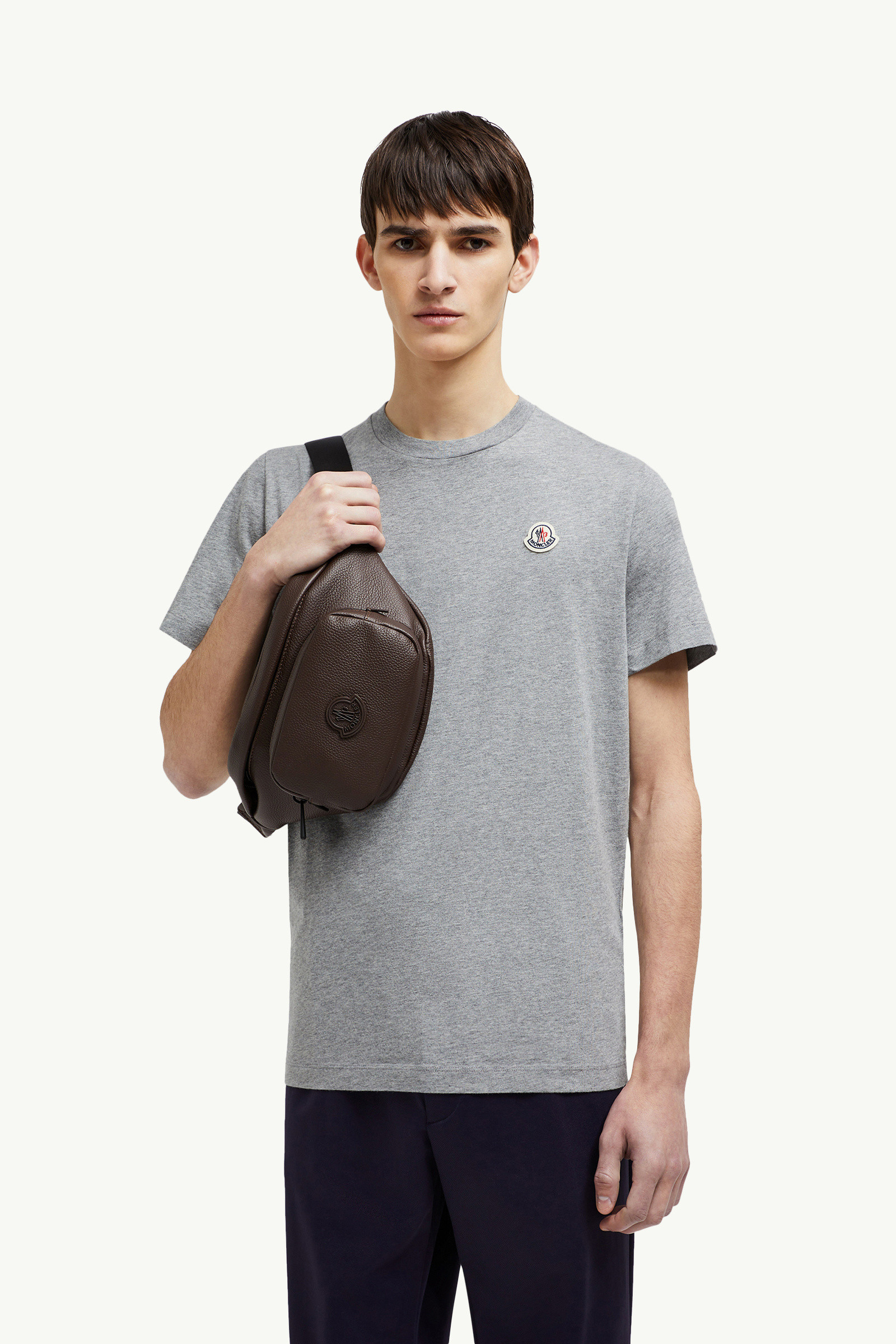 MONCLER Logo Patch Cotton T-Shirt (Pack of Three)