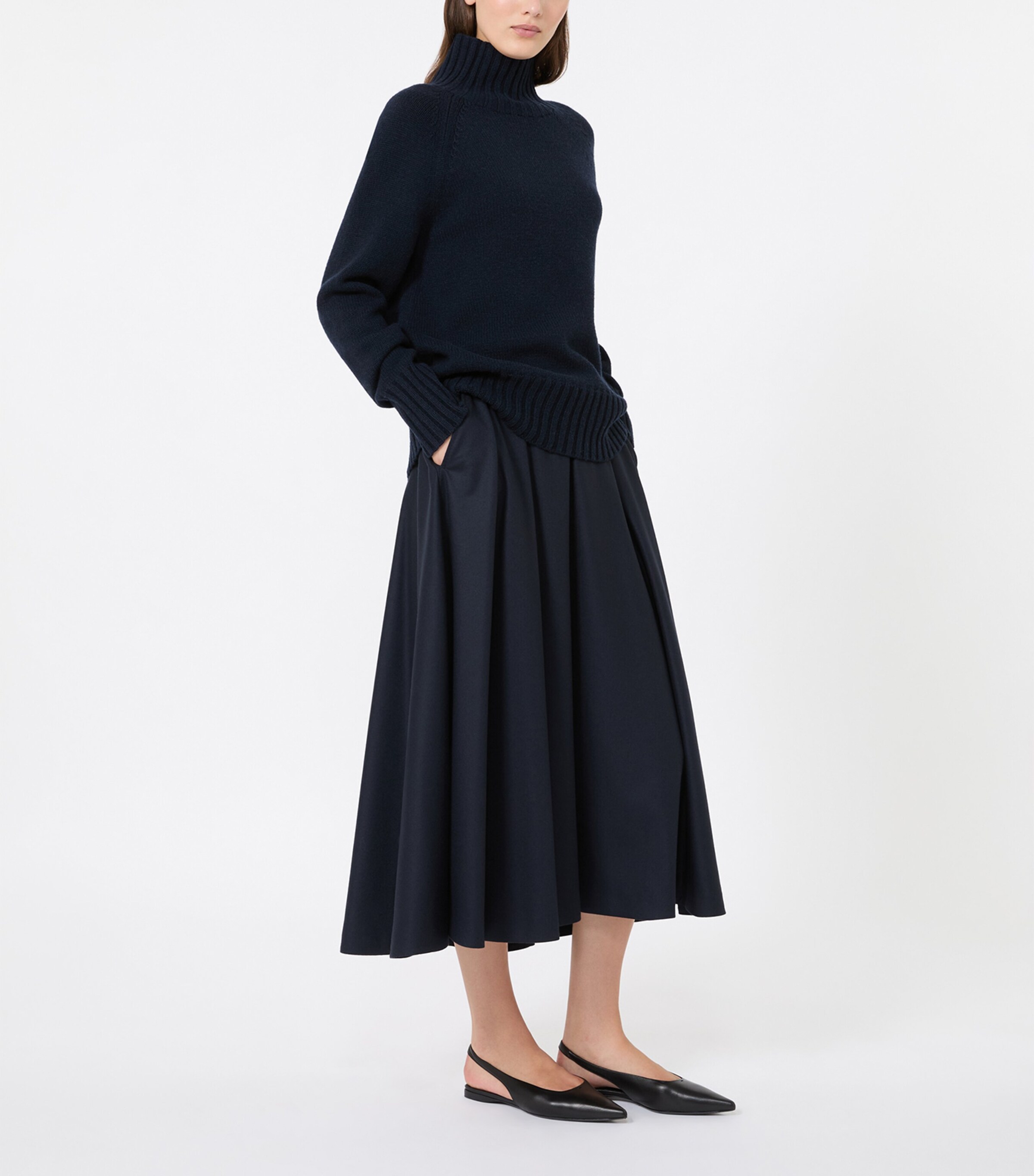 MAX MARA Max Mara Virgin Wool Midi Skirt