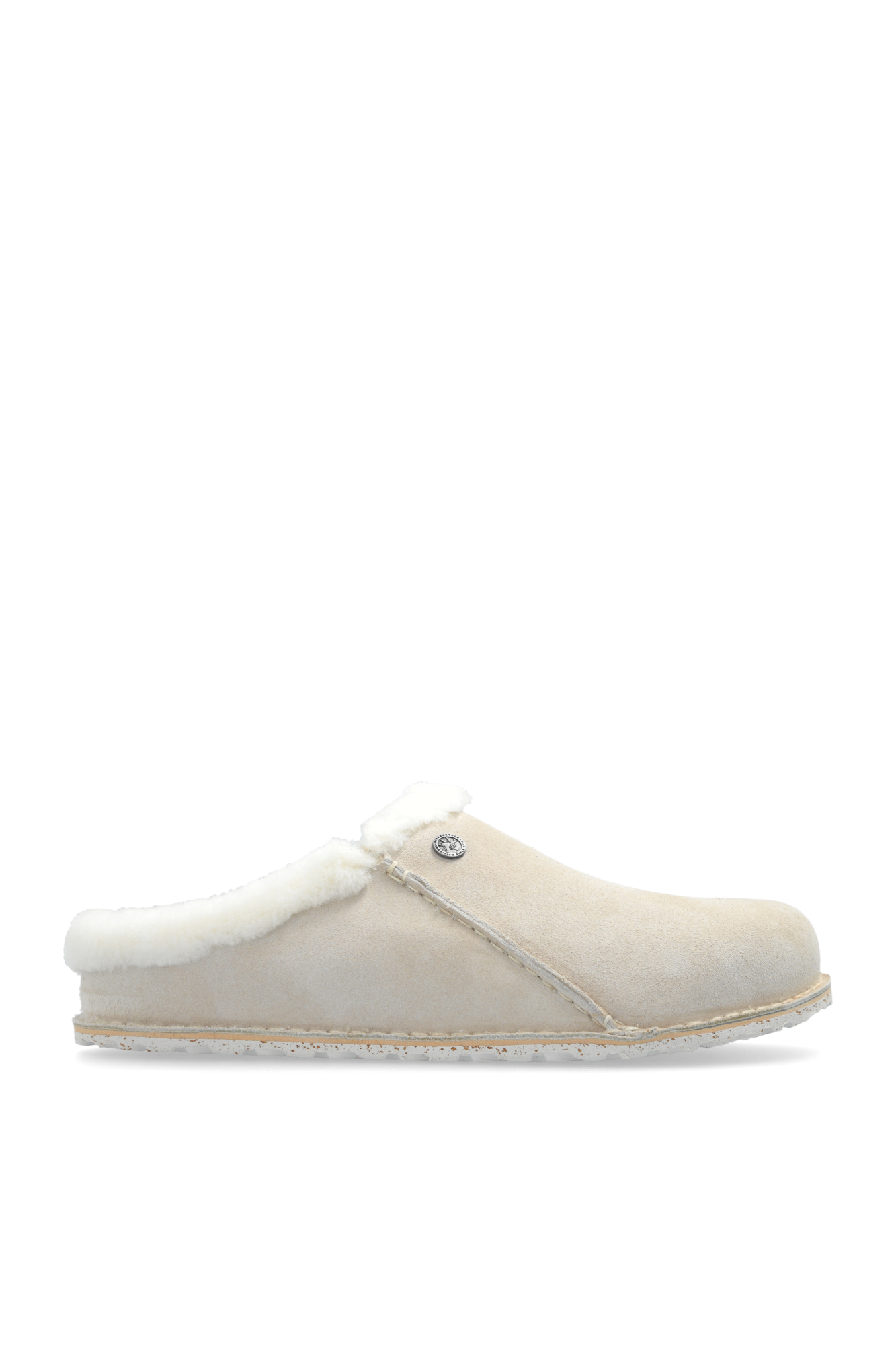BIRKENSTOCK BIRKENSTOCK ZERMATT PREMIUM Suede Leather Slippers with Fur Lining