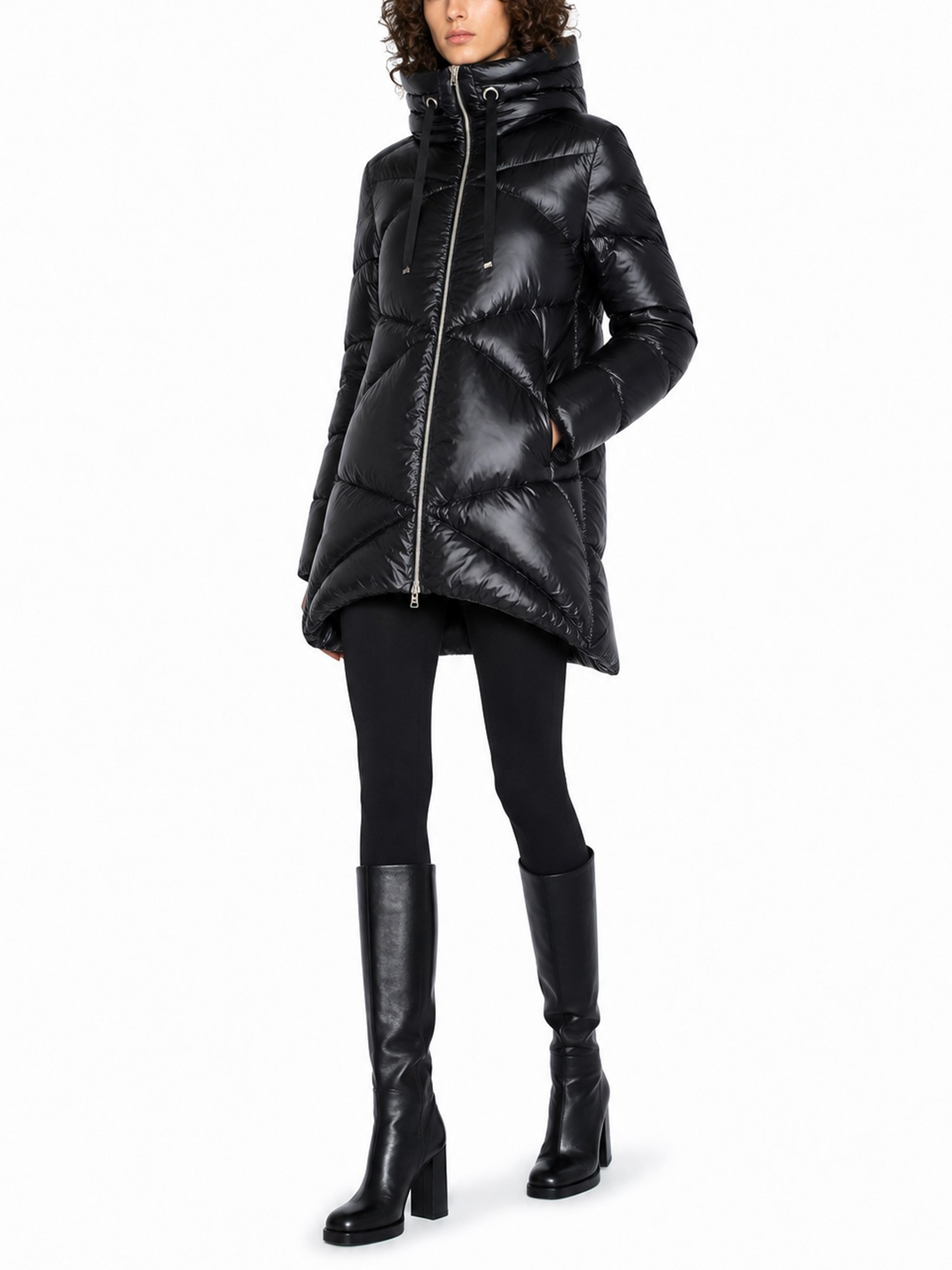 HERNO Herno Quilted Down Jacket with High Neck
