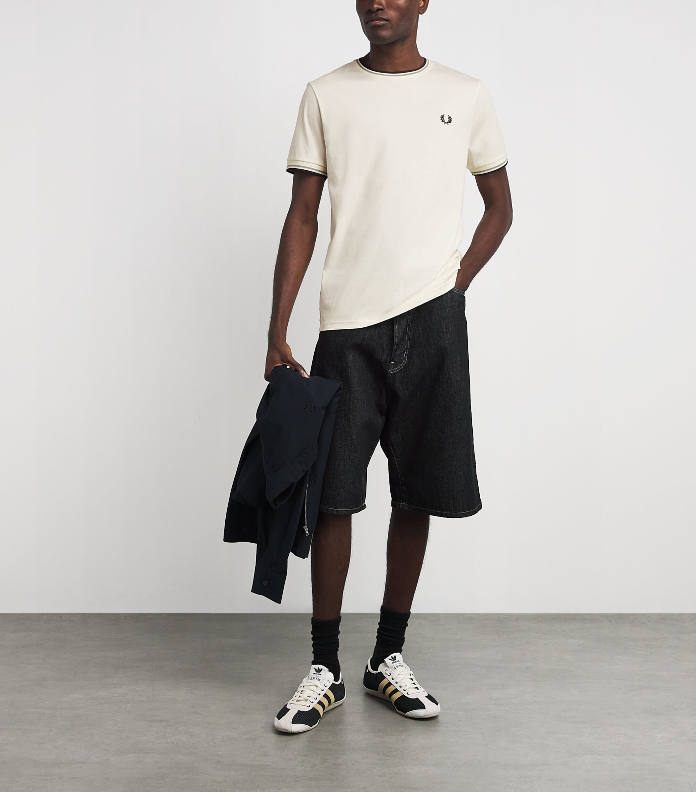 FRED PERRY cotton twin tipped t-shirt