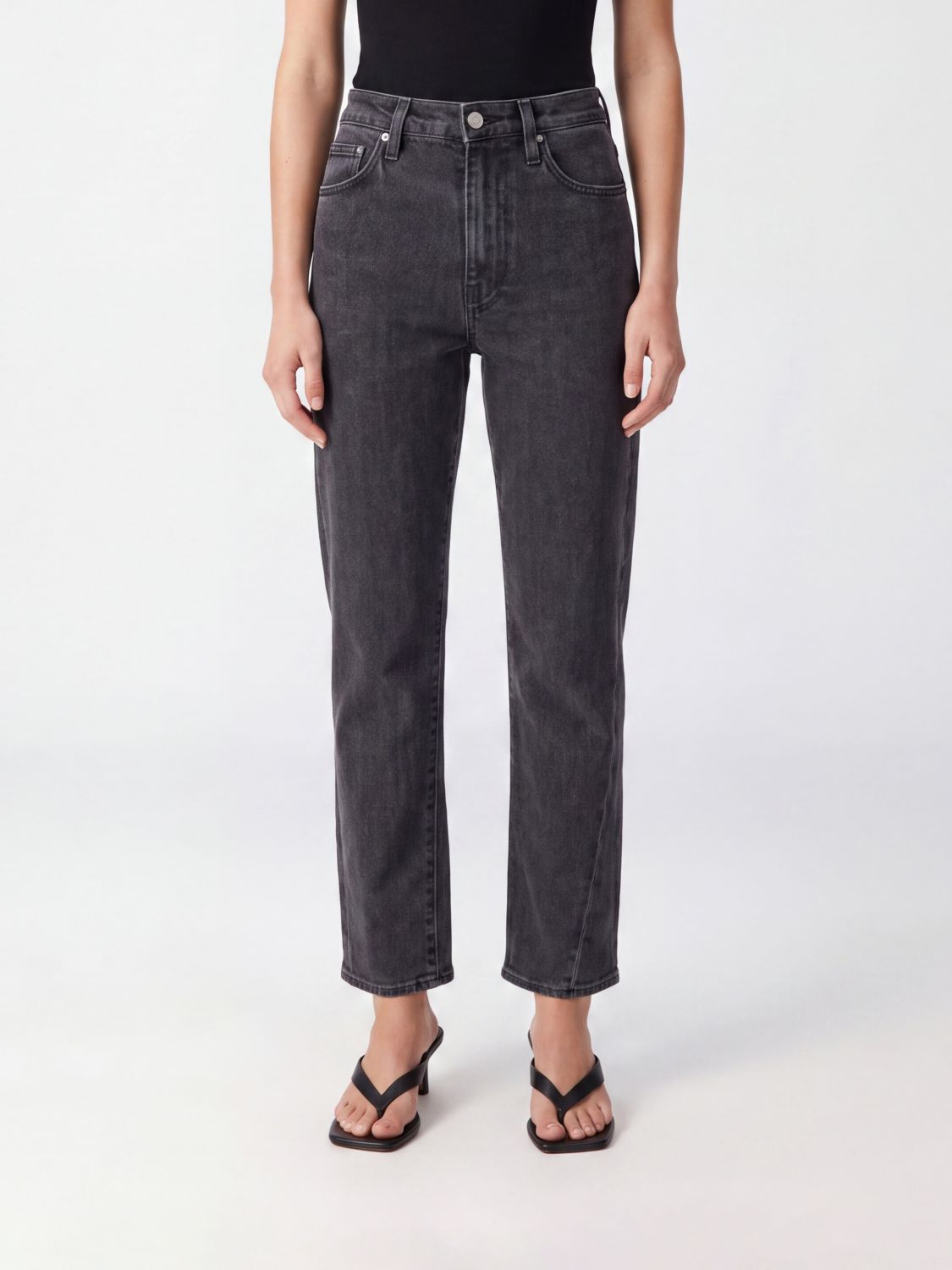 TOTÊME Toteme Cropped High-Waisted Skinny Jeans