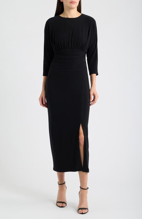 VINCE CAMUTO Vince Camuto Dolman Sleeve Empire Waist Dress with Slit