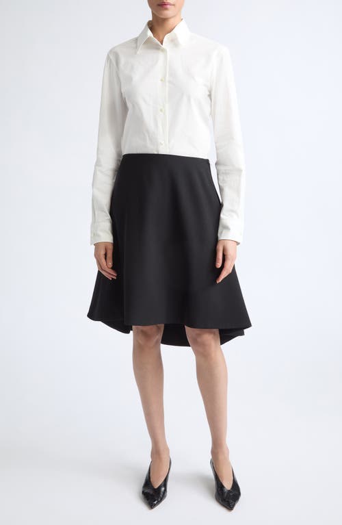 JIL SANDER Jil Sander Cutout Back Cotton Shirt