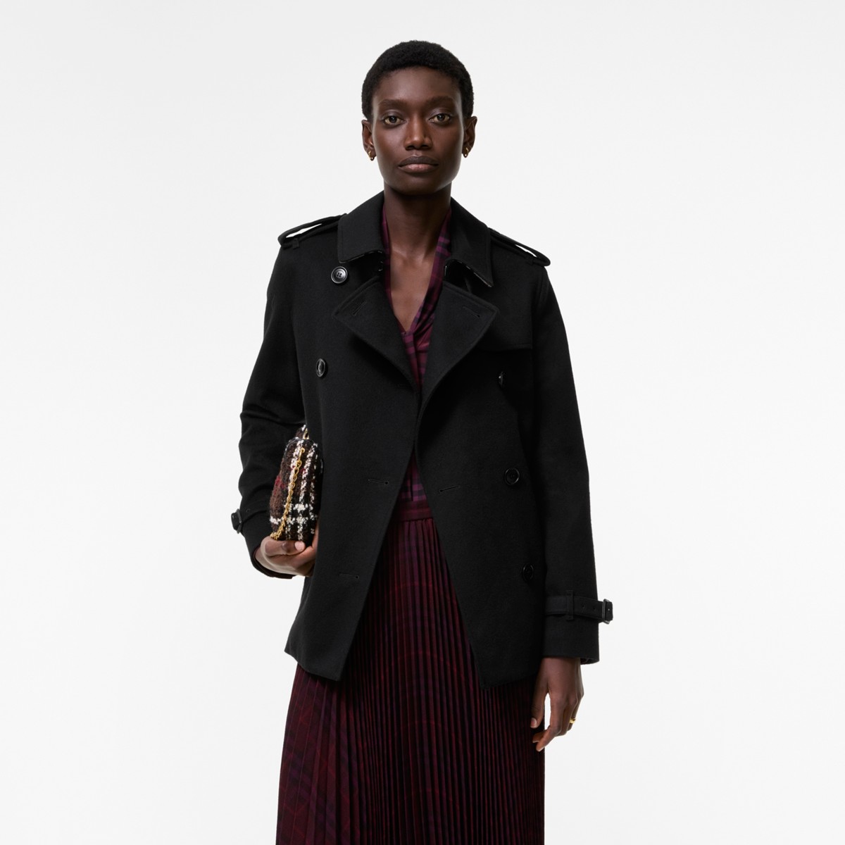 BURBERRY Burberry Cashmere Kensington Trench Jacket