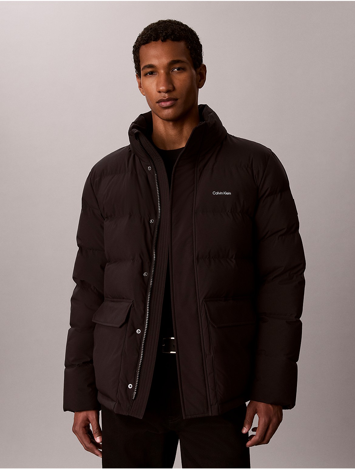 CALVIN KLEIN Calvin Klein Matte Hooded Down Puffer Jacket