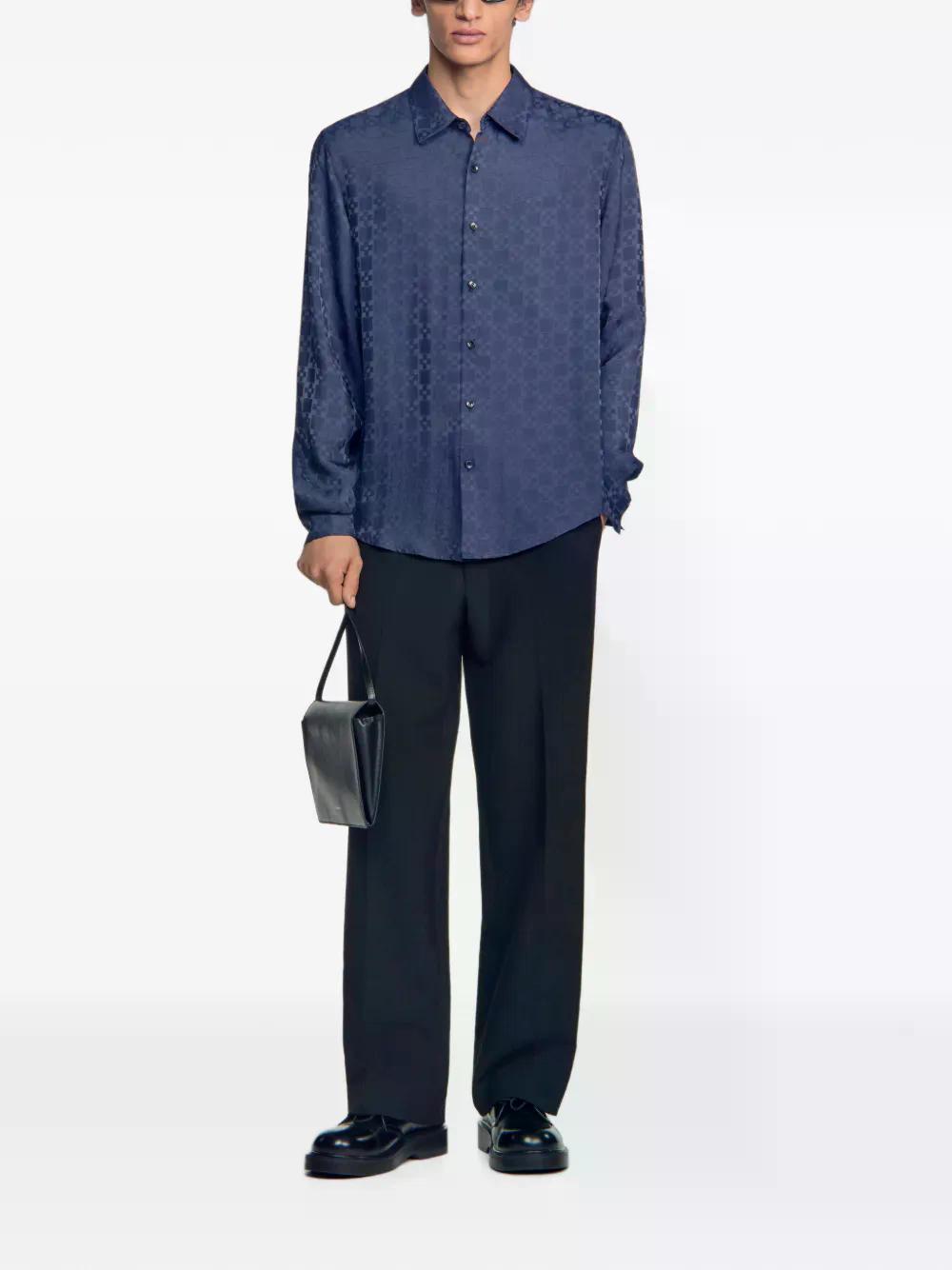 SANDRO patterned shirt