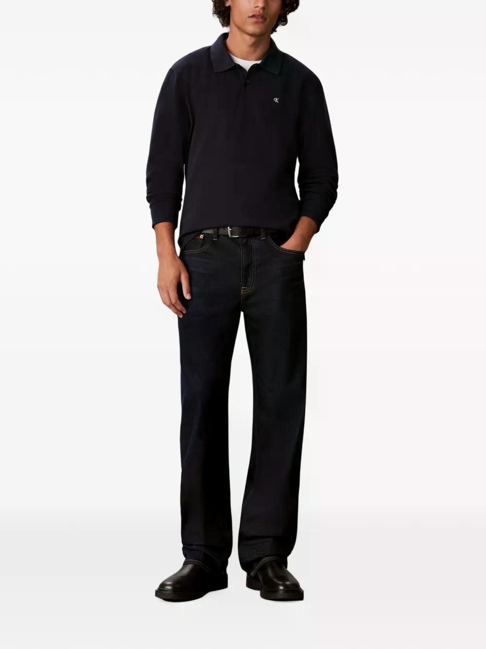 CALVIN KLEIN long-sleeve polo shirt