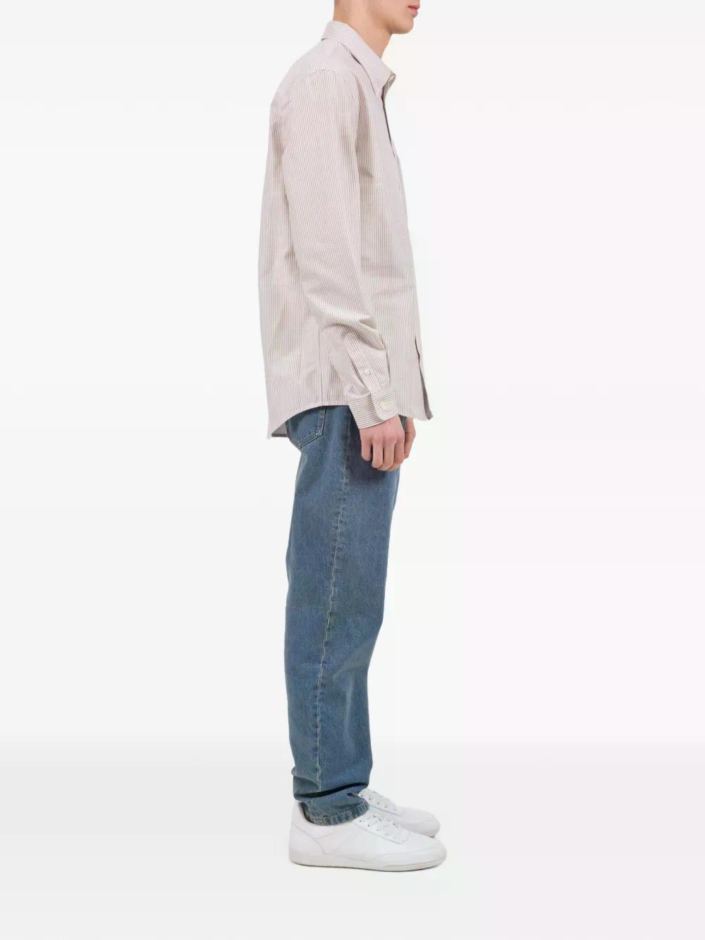 A.P.C. striped button-down shirt