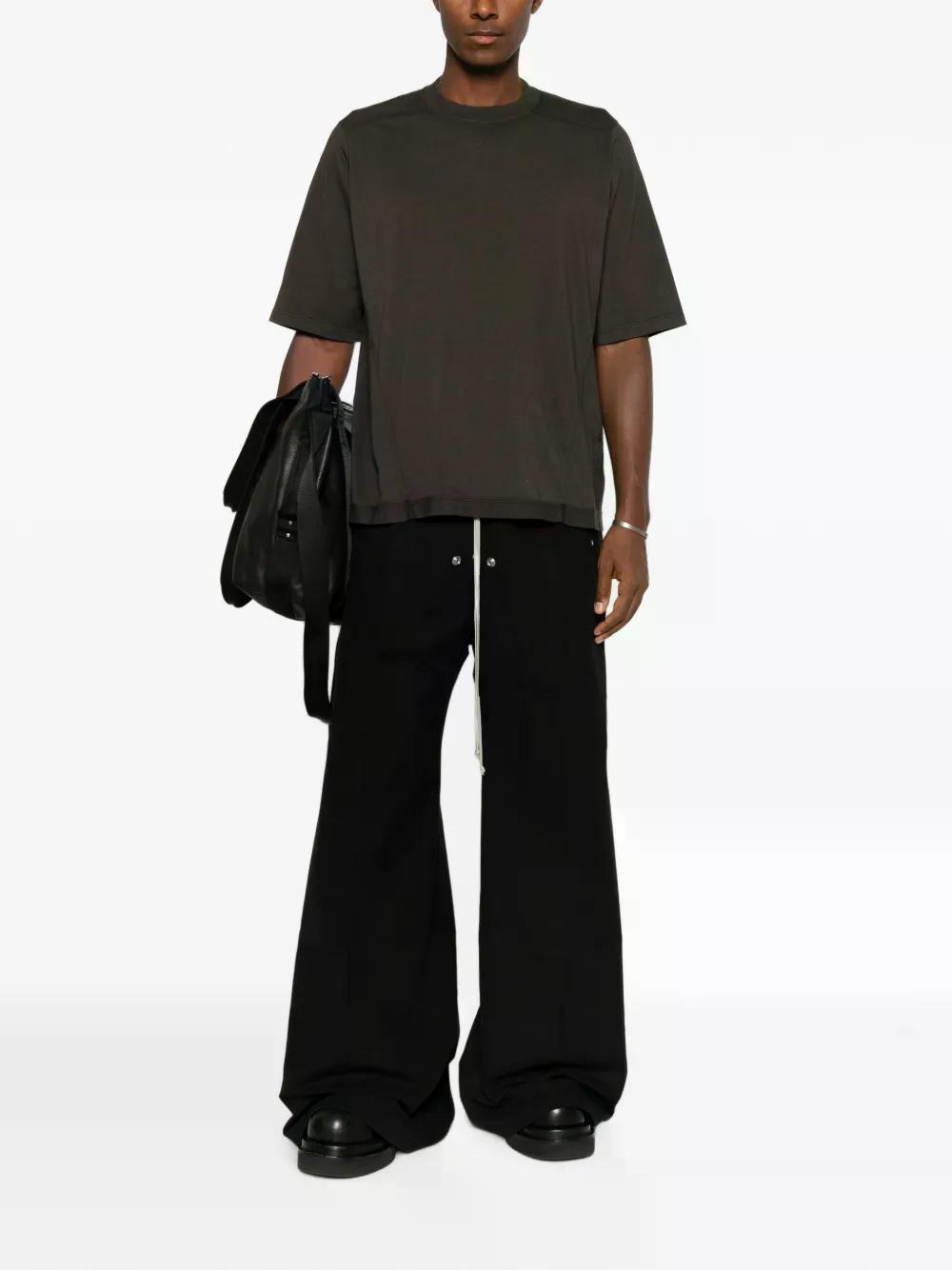 RICK OWENS exposed-seam t-shirt